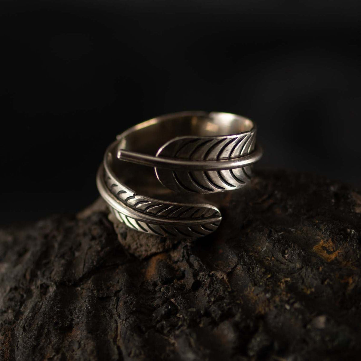 Nepalese Silver Feather Ring – Siesta Crafts