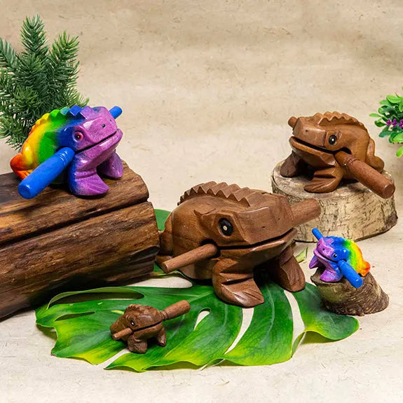All About The Croaking Frog Guiros – Siesta Crafts