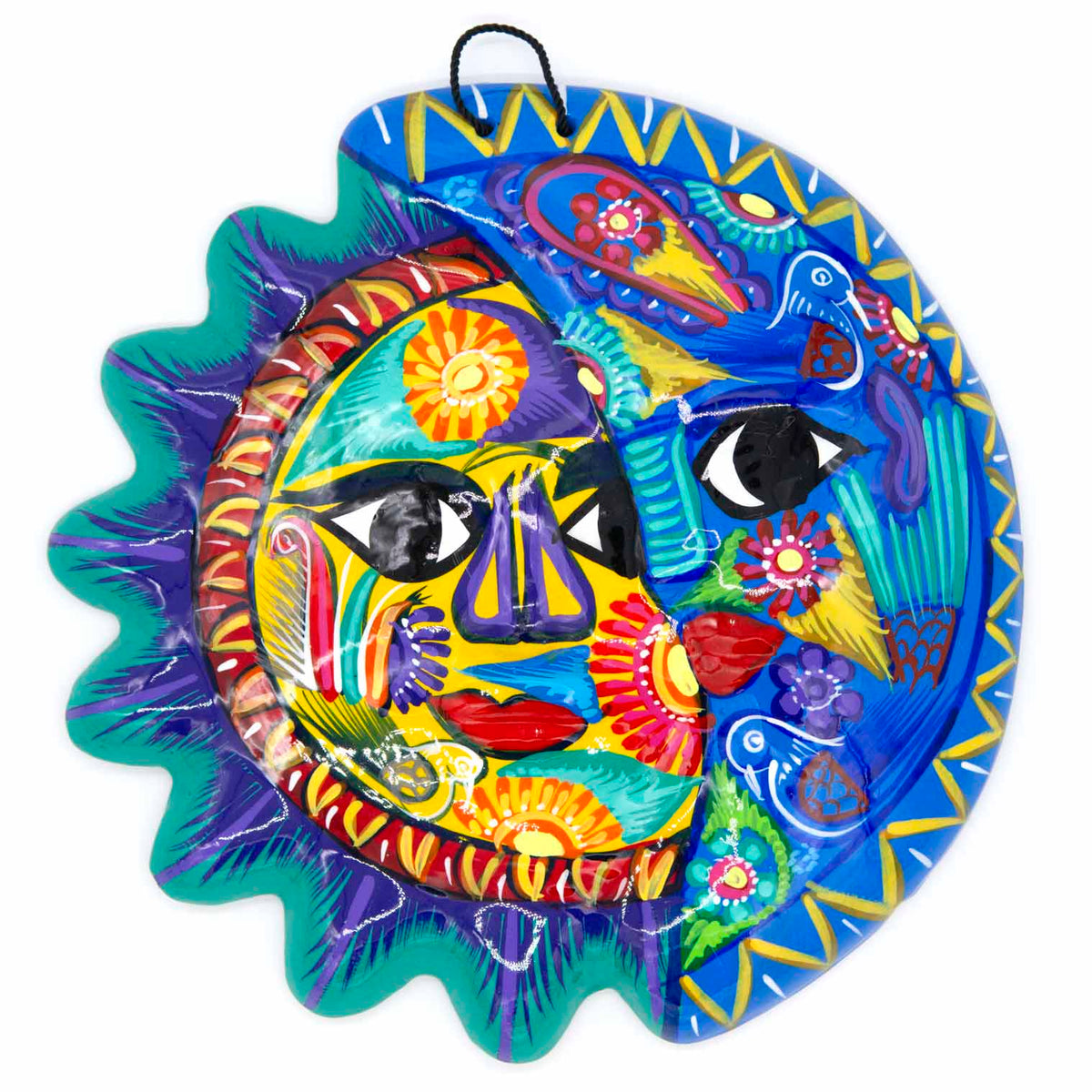 Mexican Painted Moon and Sun Large – Siesta Crafts