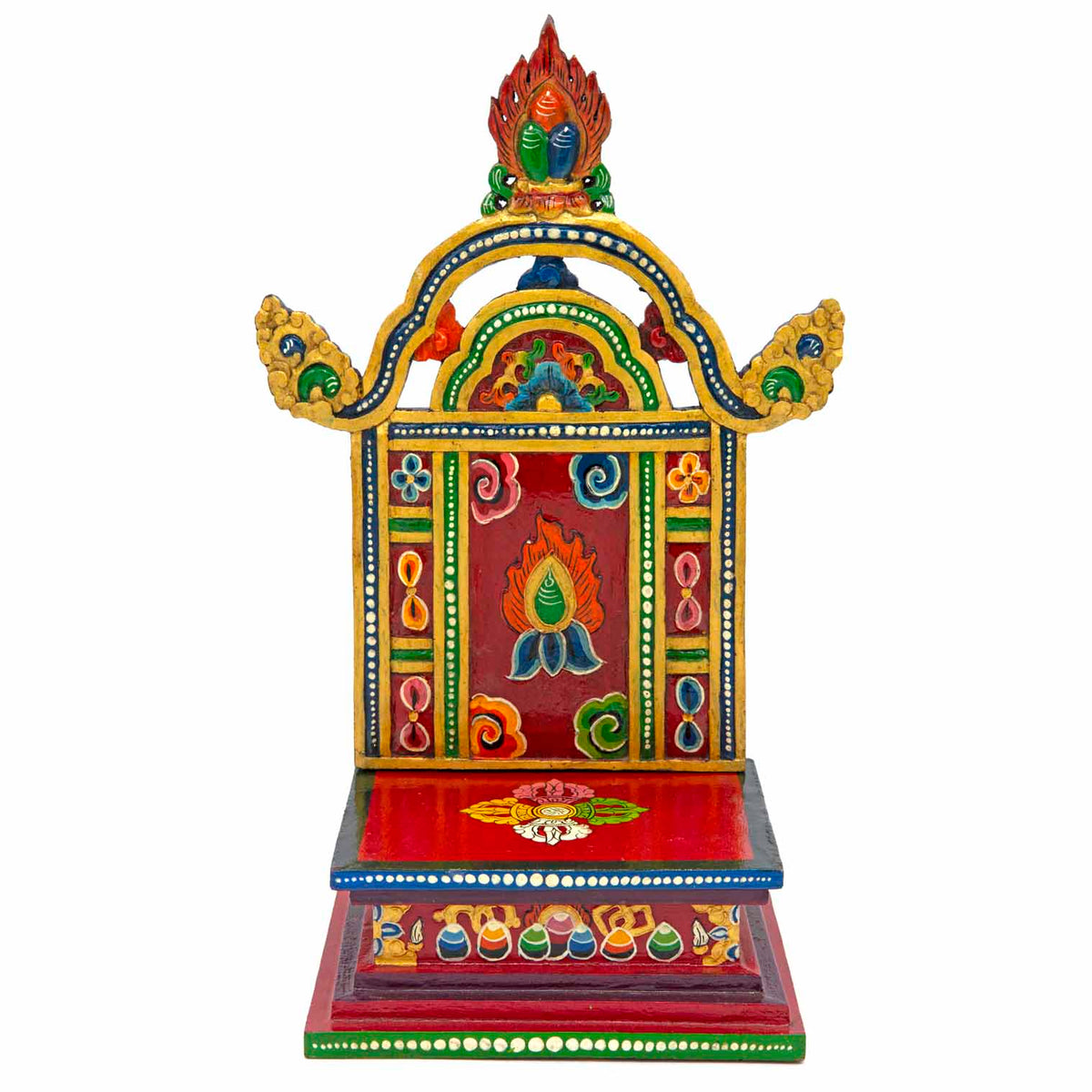 Tibetan Style Large Wooden Altar Stand – Siesta Crafts